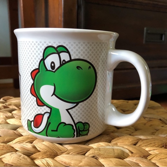Nintendo | Dining | Super Mario Brothers Yoshi Ceramic Mug | Poshmark